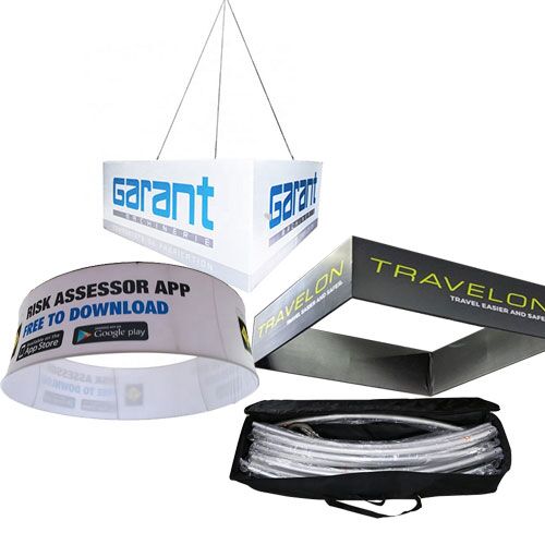 Cheap, Custom Ceiling Hanging Banners & signs for Trade show