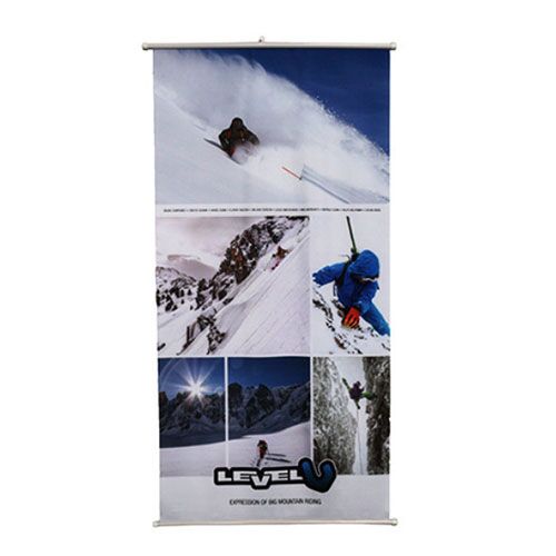 Affordable pull up or hanging banners for walls & ceilings